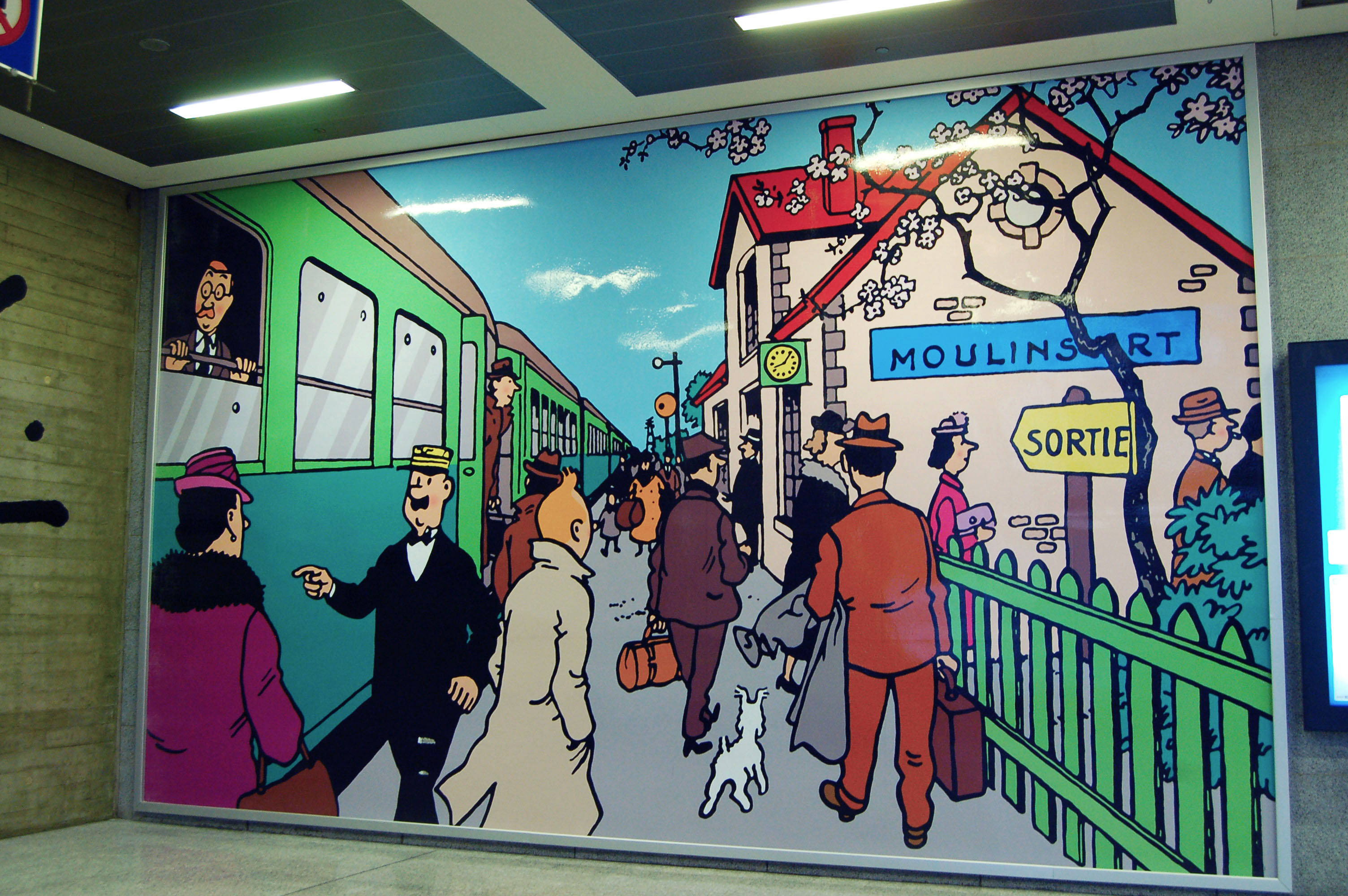Tintin (Gare du Midi II) | Visit Brussels